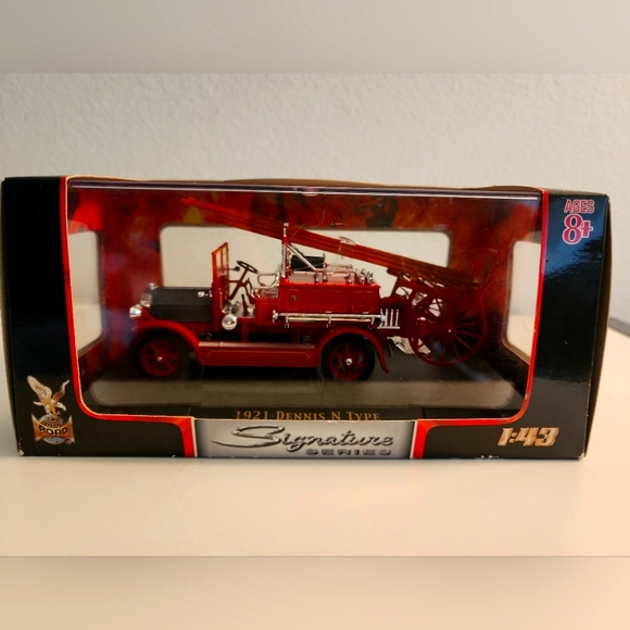 Other | 1921 Dennis N Type Fire Engine Die Cast Yat Ming Scale 143 Road ...